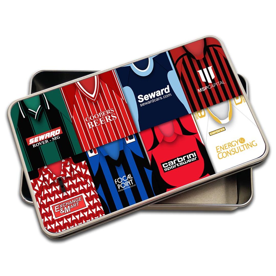 Bournemouth Retro Kit Montage Pencil Tin Case Great Cherries Fans Gift ...