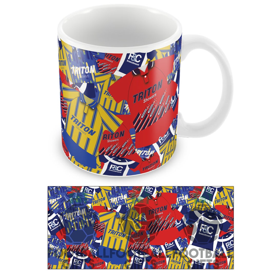 Birmingham City Retro Shirt Classic Kits Mash up Mug Cup Top Quality ...