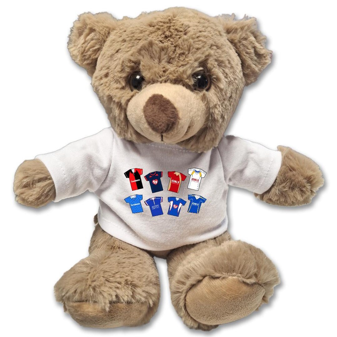 Portsmouth Retro Shirt Classic Kits Teddy Bear Soft Toy Great Pompey ...