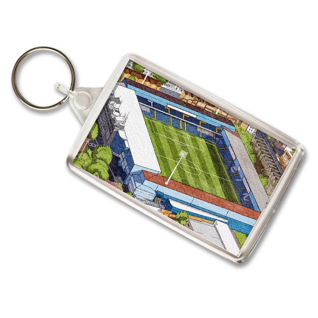 QPR Around the Grounds Loftus Road Stadium Water Colour Keyring | Key ...