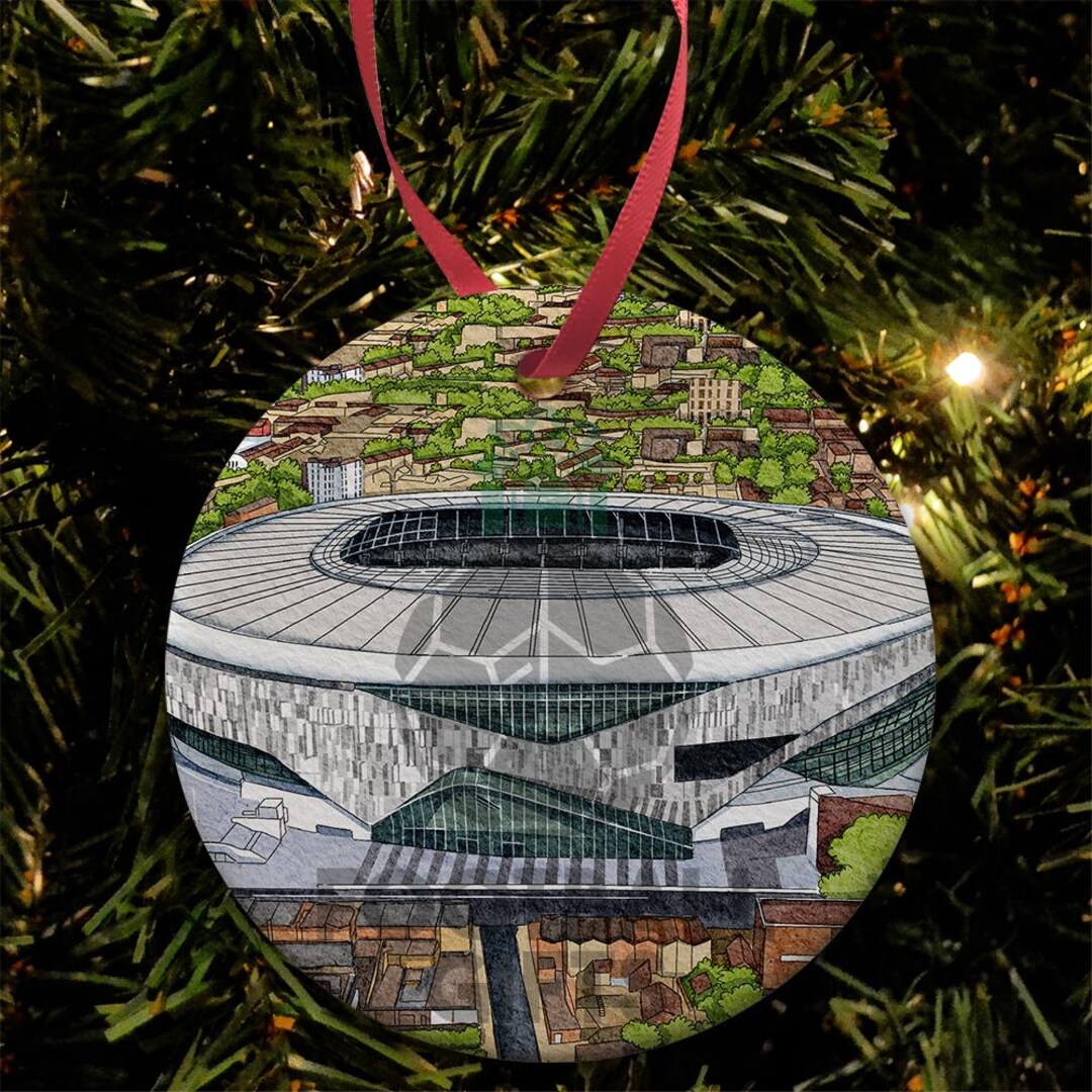 Spurs Around the Grounds Tottenham Hotspur Stadium Water Colour ...