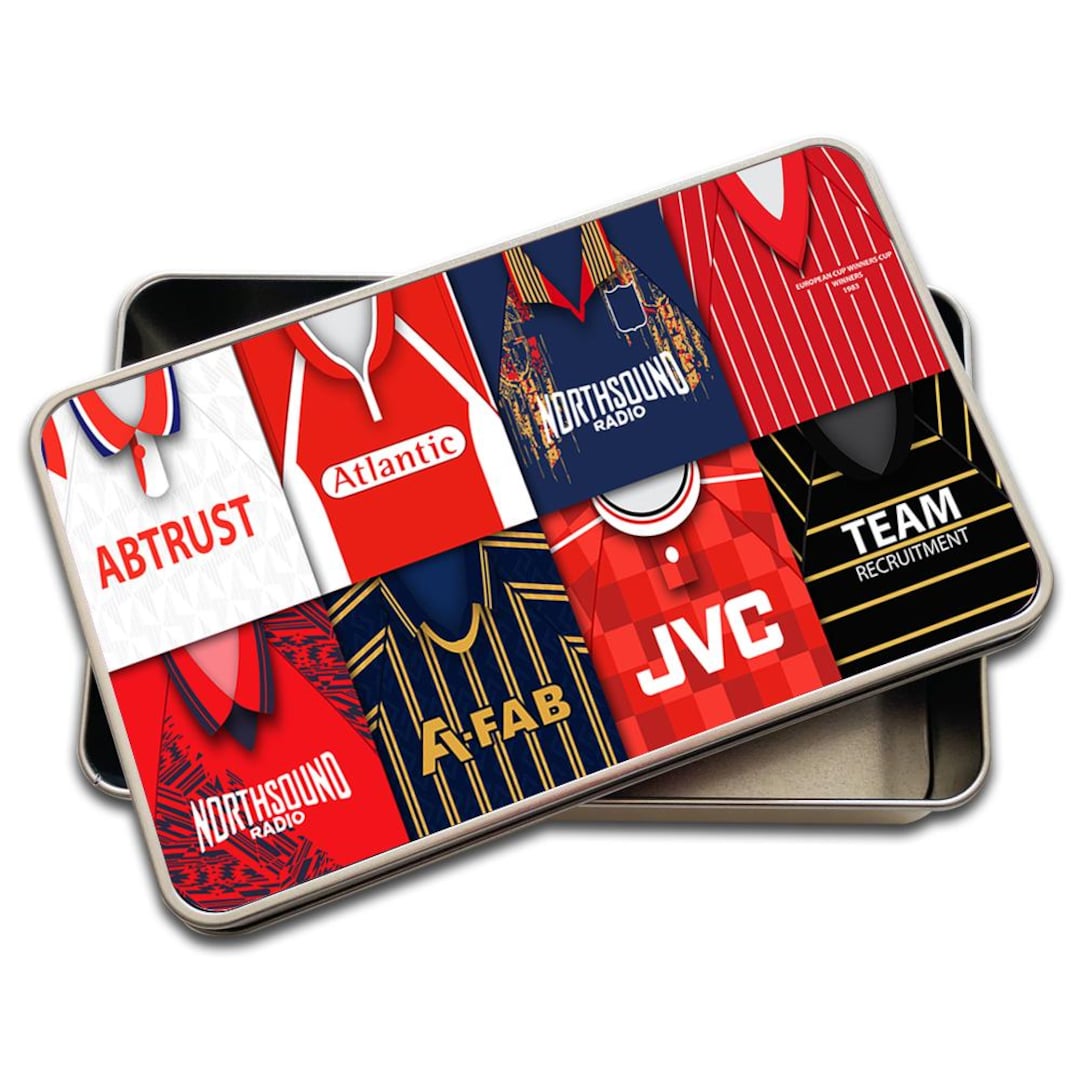 Aberdeen Retro Kit Montage Pencil Tin Case Great Dons Fans Gift ...