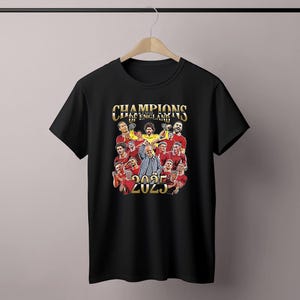 Liverpool Champions of England 2025 T-shirt Tee Design 1 | Great ...