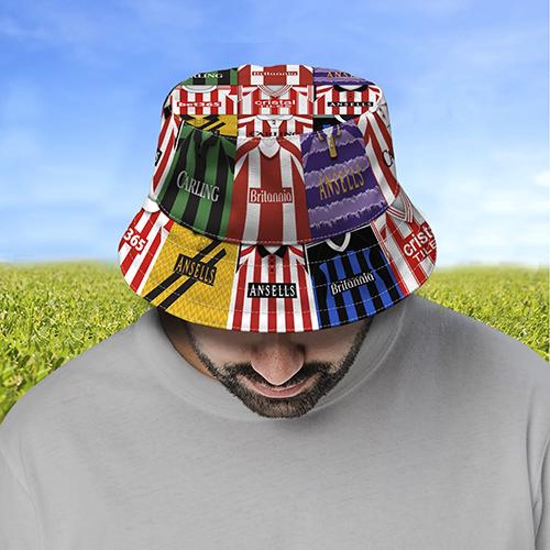 Stoke Retro Shirt Montage Bucket Hat Summer Hat Classic Kits Retro ...