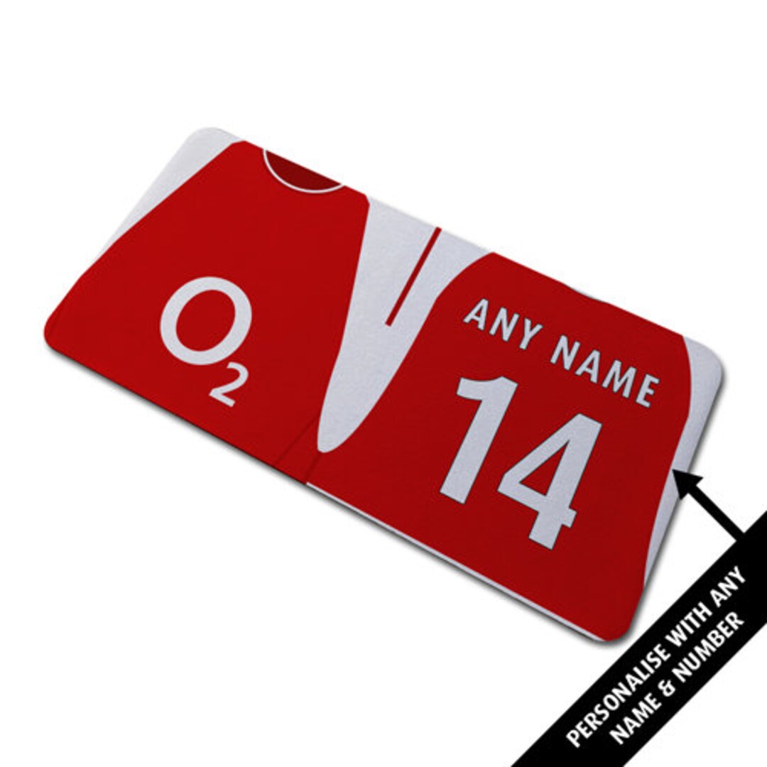 Arsenal 2004 Retro Home Shirt Kit Personalised Bar Runner Great ...