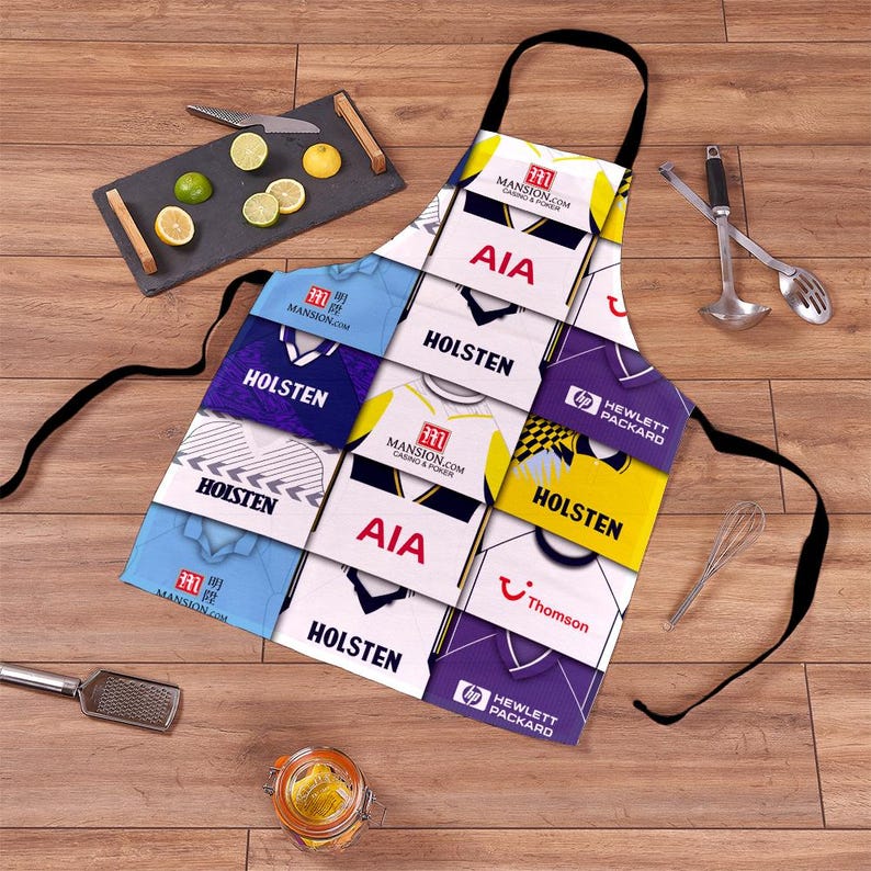 Spurs Retro Shirt Classic Kits Shirts Adult Apron | Top Quality Great ...