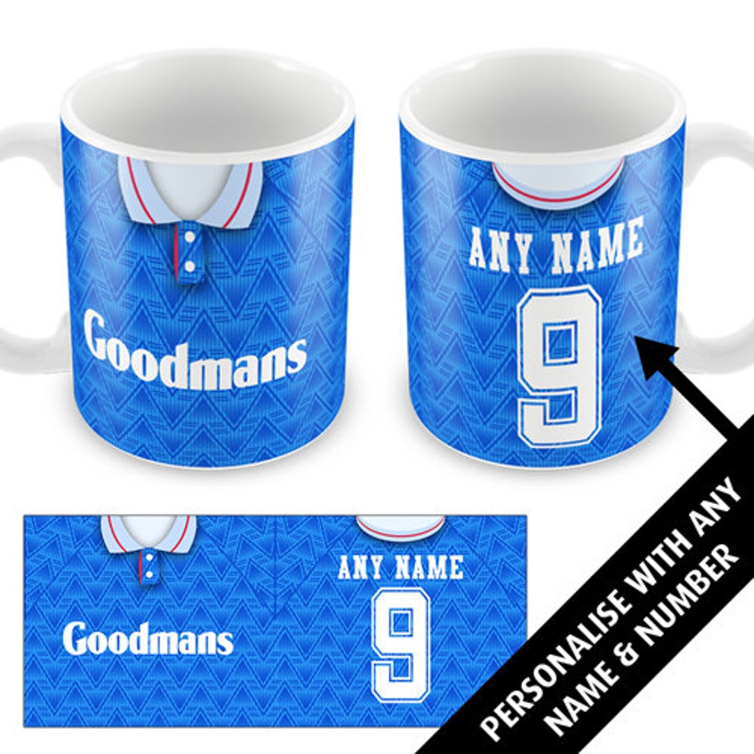 Portsmouth Home 1991 Retro Shirt Kit Personalised Mug Cup Great ...