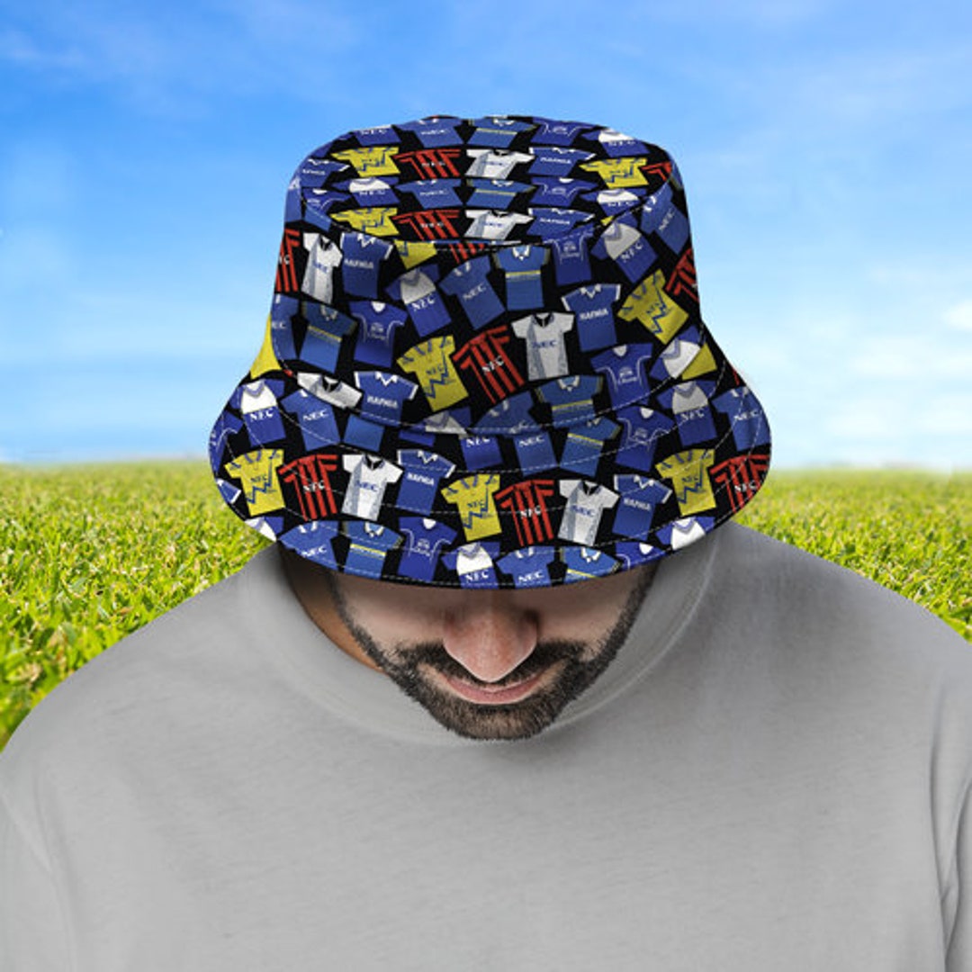 Everton Retro Shirt Bucket Hat Summer Hat Classic Kits Everton Retro ...
