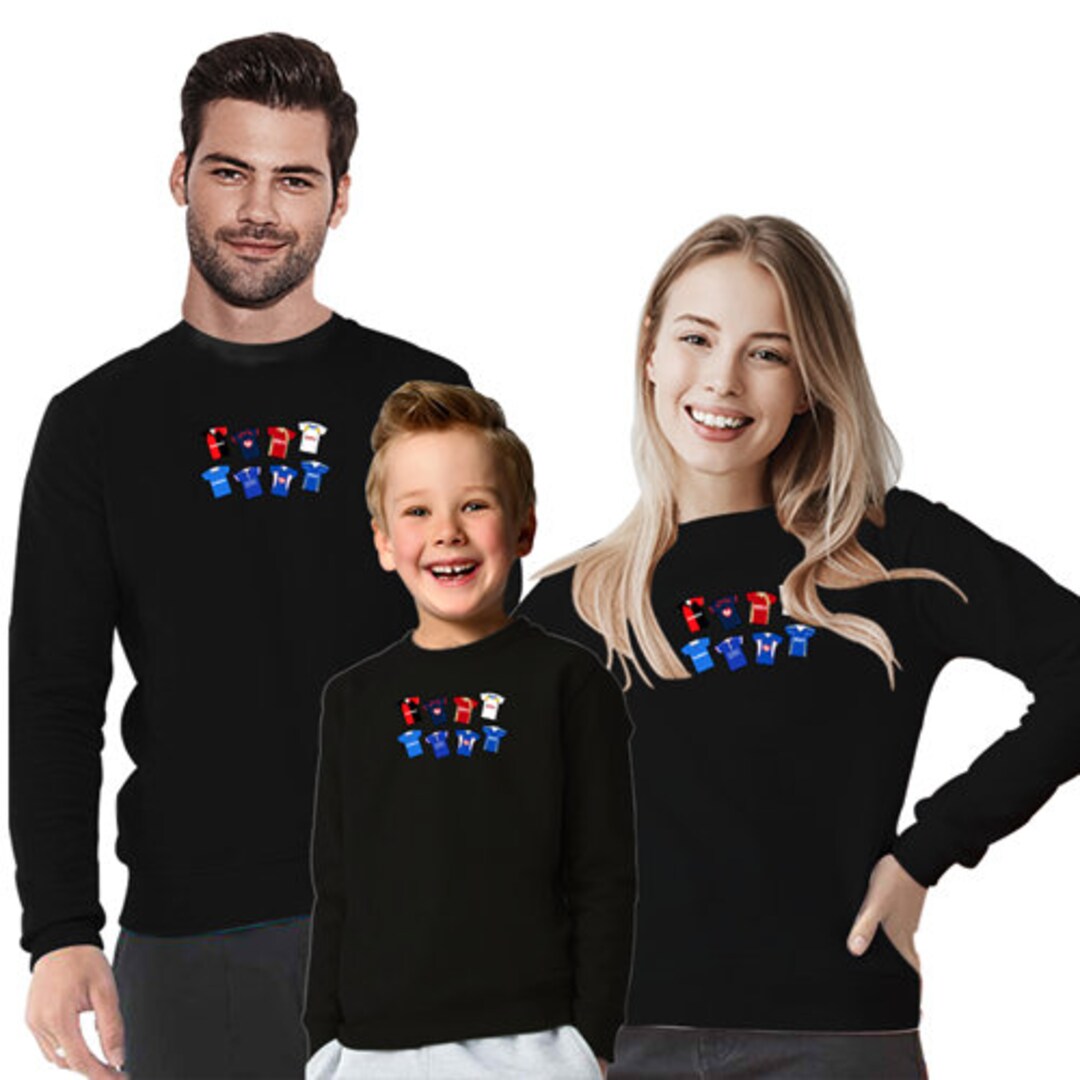 Portsmouth Retro Kits Black Jumper Top | Great Gift for Fans | Printed ...