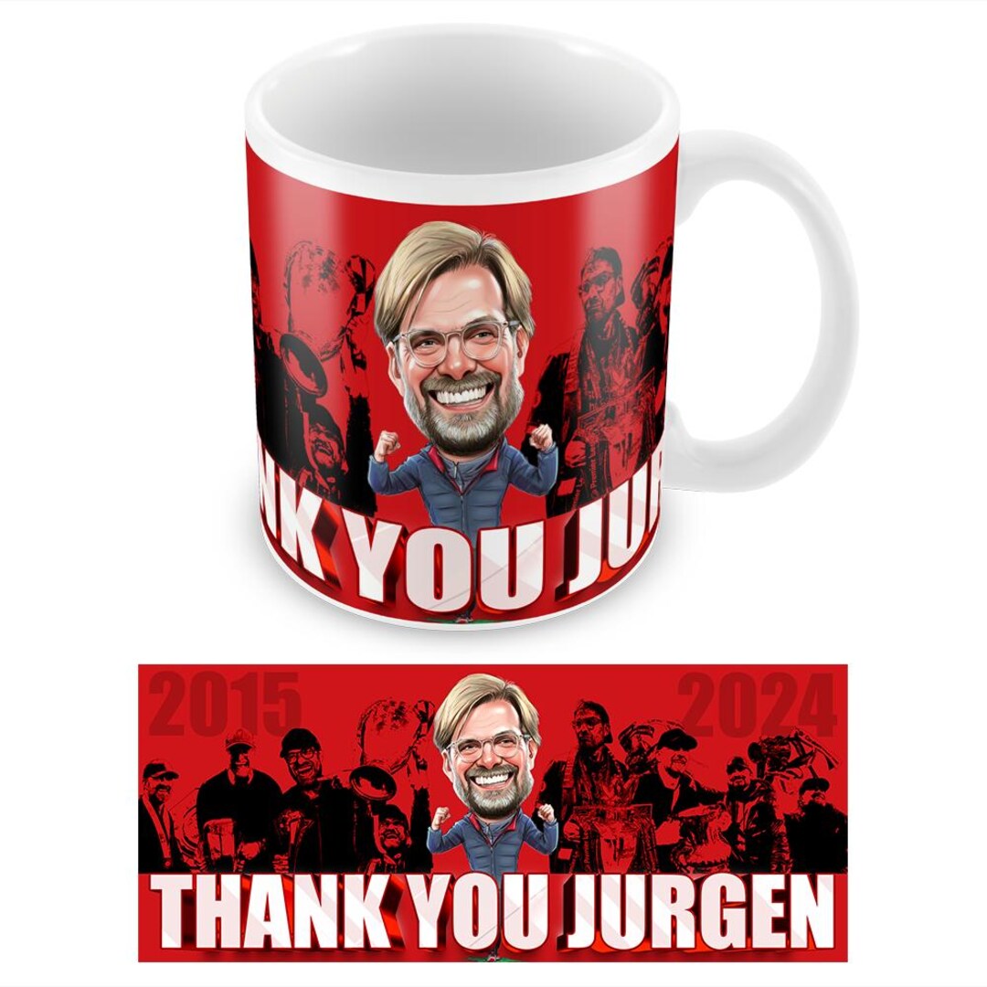Thank You Jurgen Mug Cup Top Quality Mug the Football Artist Klopp ...