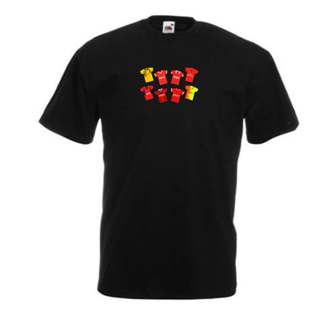 Forest Retro Kits Black T-shirt Tshirt Tee Great Gift for Reds Fans ...