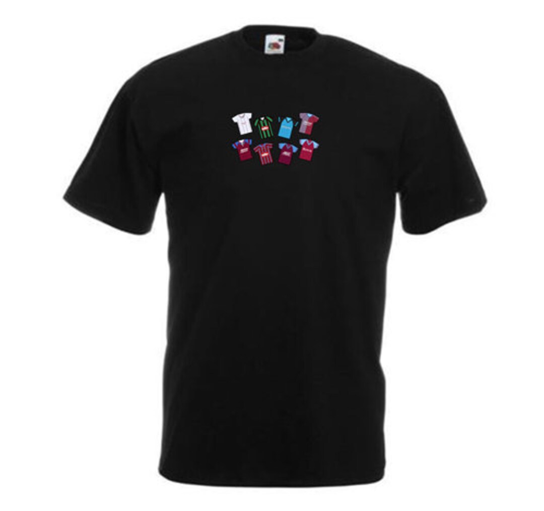 Villa Retro Kits Black T-shirt Tshirt Tee | Great Gift for Villa Fans ...