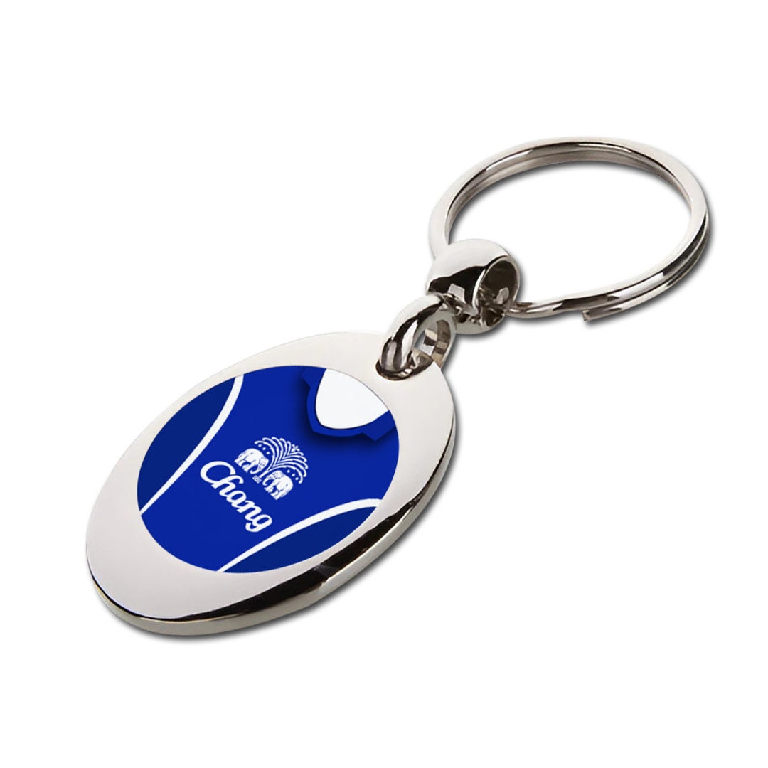 Everton Metal Trolley Coin Key Ring Key Chain Retro Choice of Shirt Kit ...
