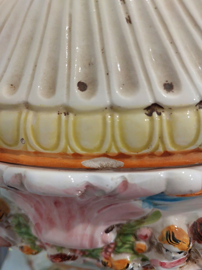 1950s Set of 3 Italian Capodimonte Cherubs Porcelain 1 Serving Tureen ...