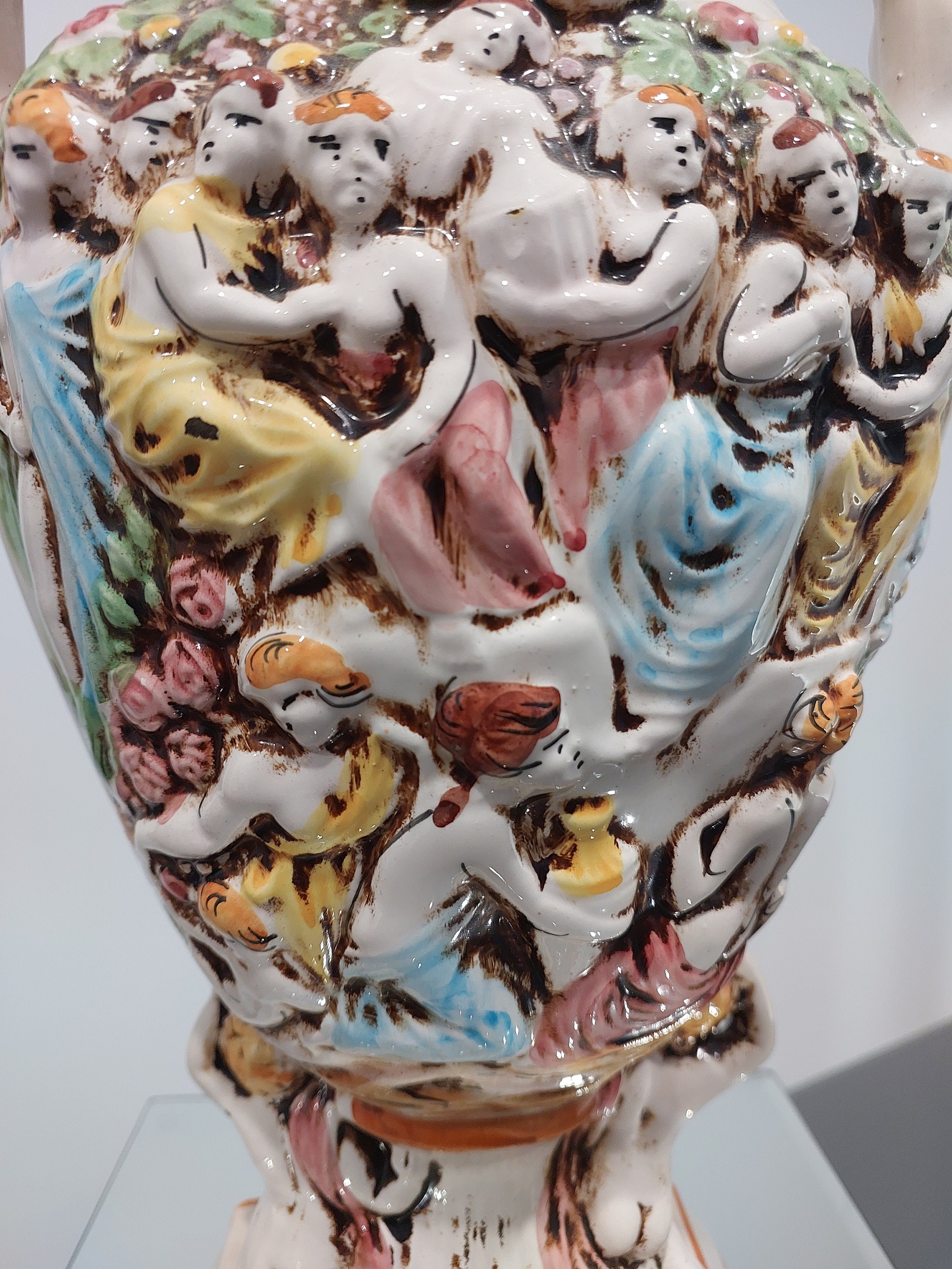 1950s Set of 3 Italian Capodimonte Cherubs Porcelain 1 Serving Tureen ...