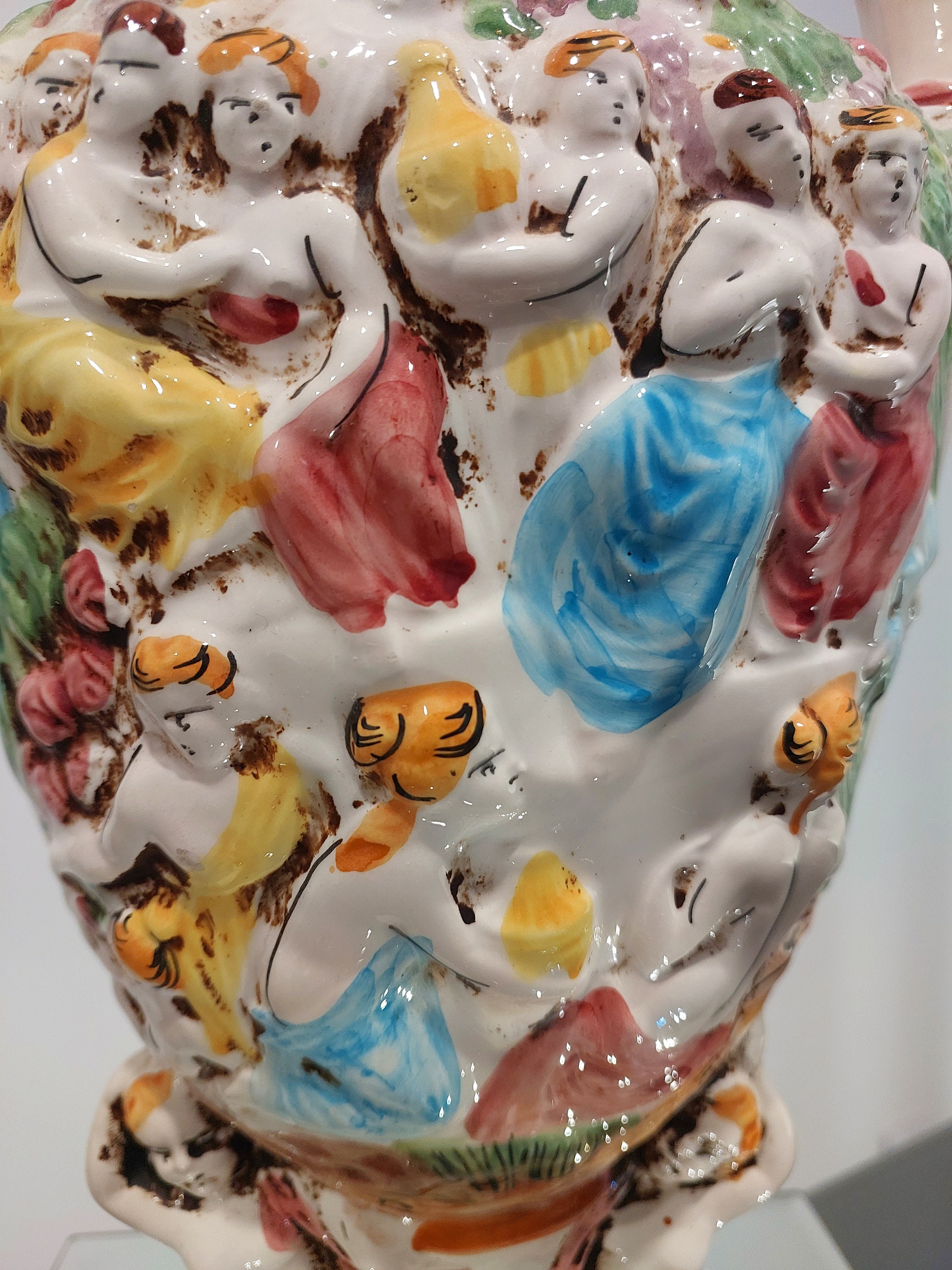 1950s Set of 3 Italian Capodimonte Cherubs Porcelain 1 Serving Tureen ...