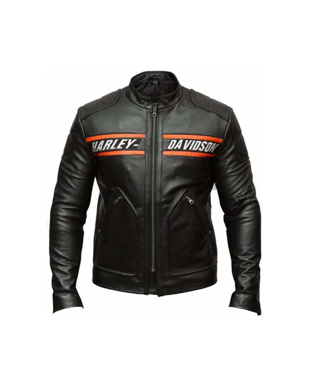 Men's Bill Goldberg HD Black Motorcycle Leather Jacket - Etsy