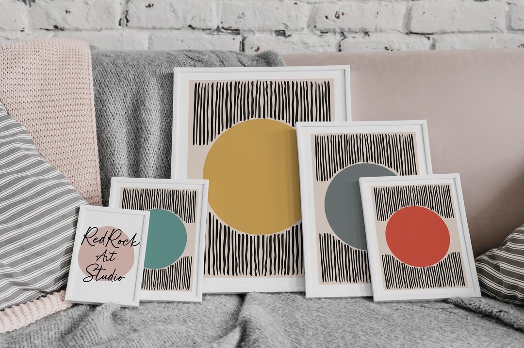 Digital Art, Modern Art, Printable Wall Art, Mid Century Modern Prints ...