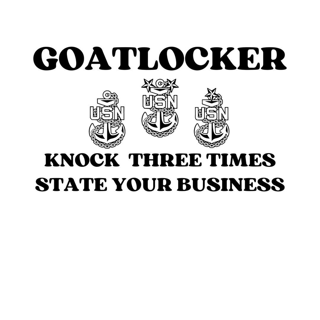 Goat Locker, Navy Chief, Navy Pride, Anchor, US Navy - Etsy