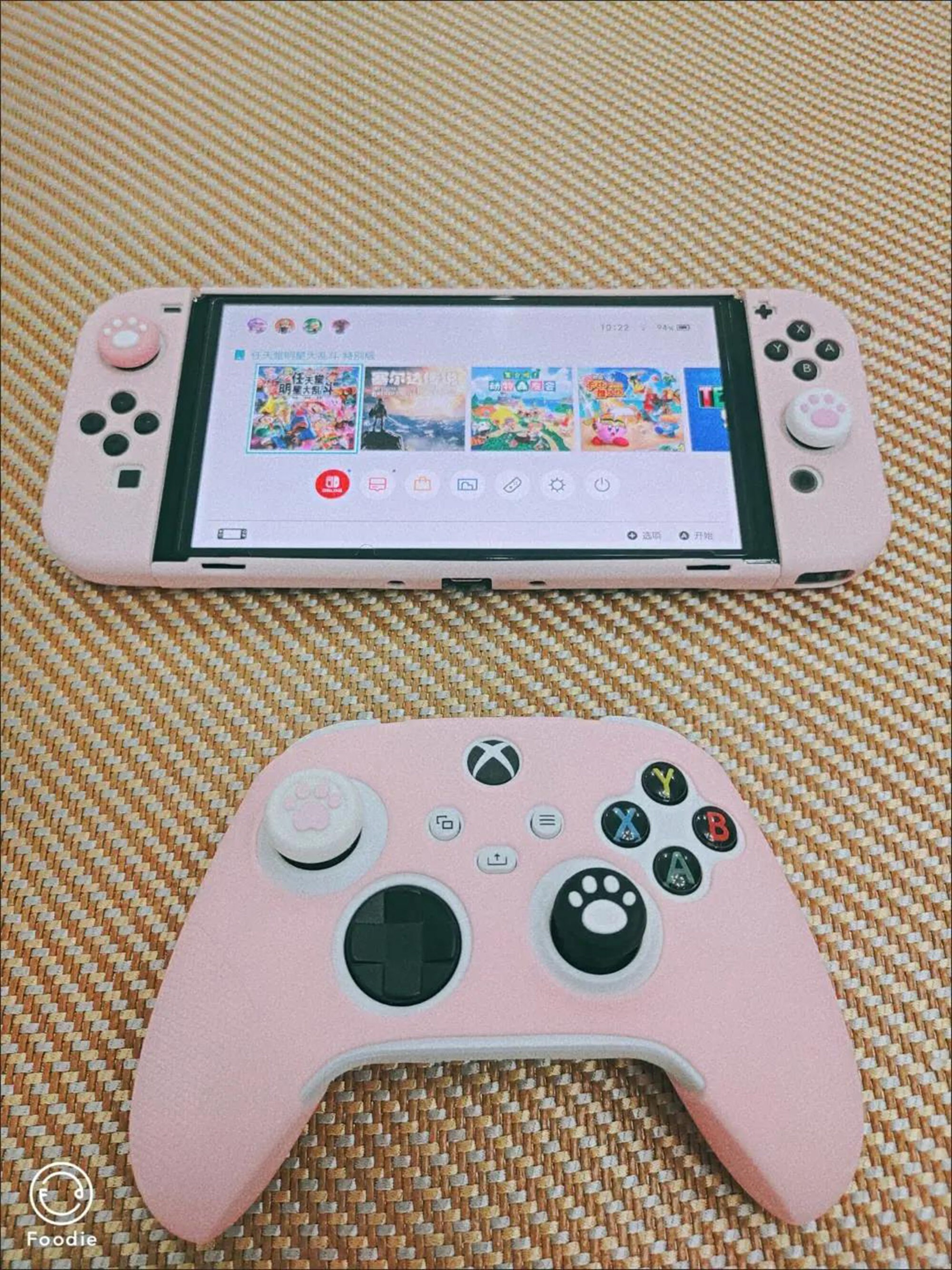 Nintendo Switch Gradient Colors Travel White Covernintendo - Etsy