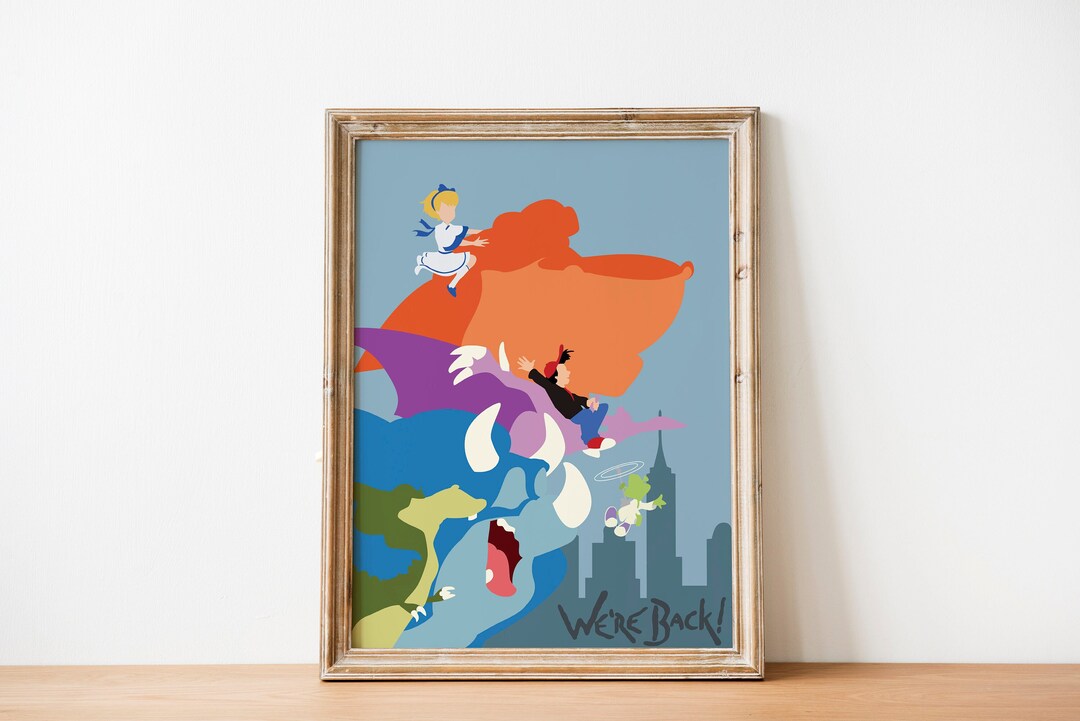 Were Back Instant Download / Fan Art / Children Movie / Dinosaur / We ...