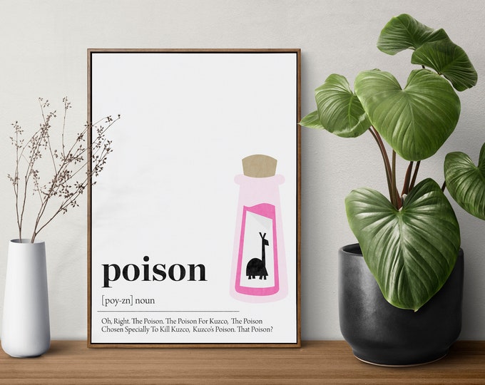 Poison Definition Instant Download / Emperor's New Groove / Kuzco ...