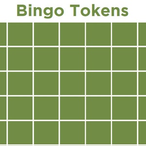 50 Bingo Cards | 2 Cards per Page | Call Cards | Bingo Tokens | Bingo ...