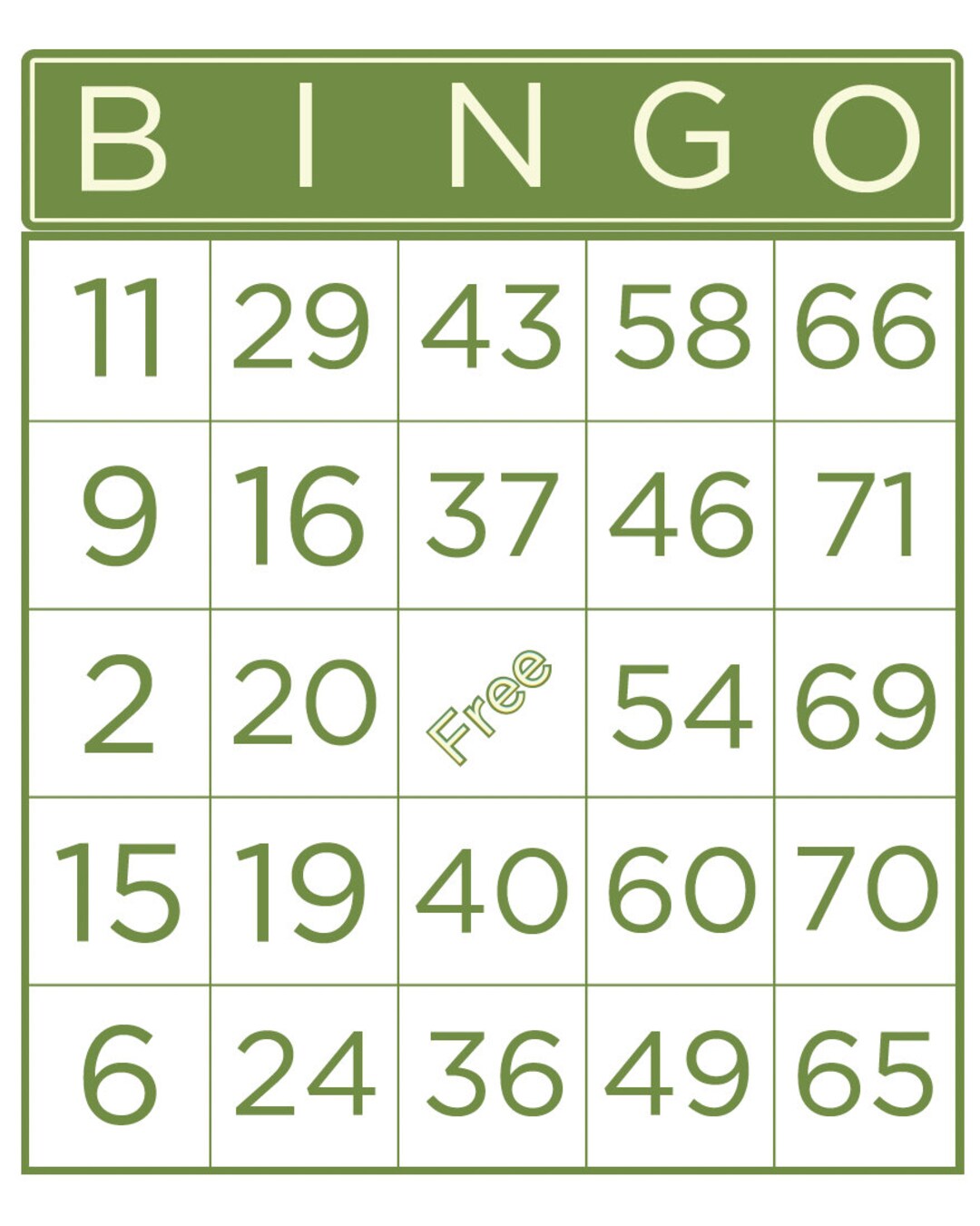 50 Bingo Cards | 2 Cards per Page | Call Cards | Bingo Tokens | Bingo ...