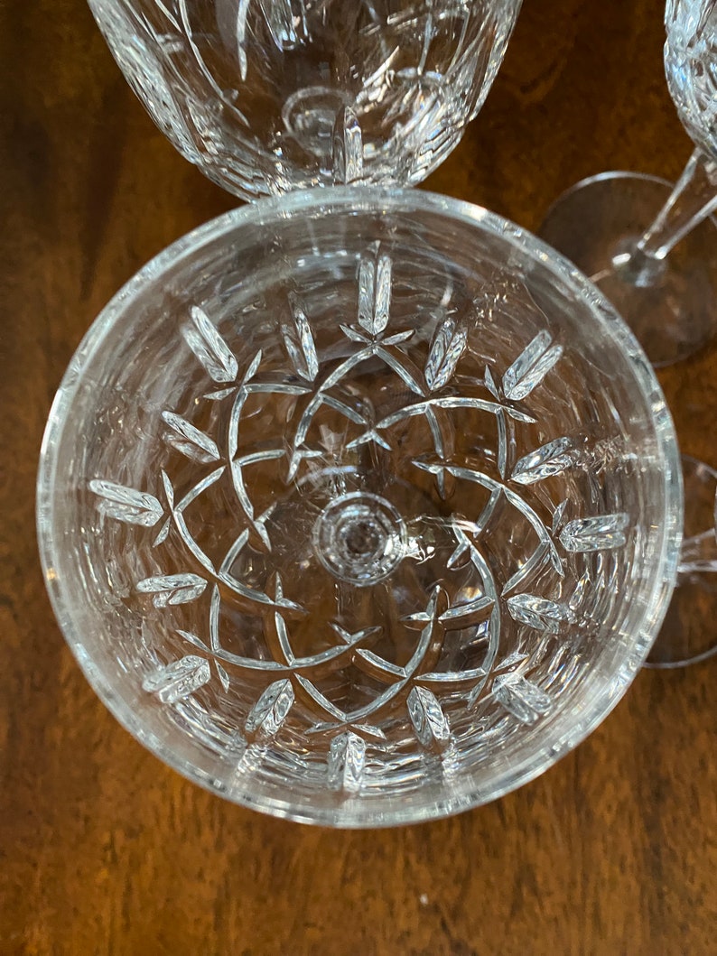 Six Gorham Crystal Wine Glasses - Etsy