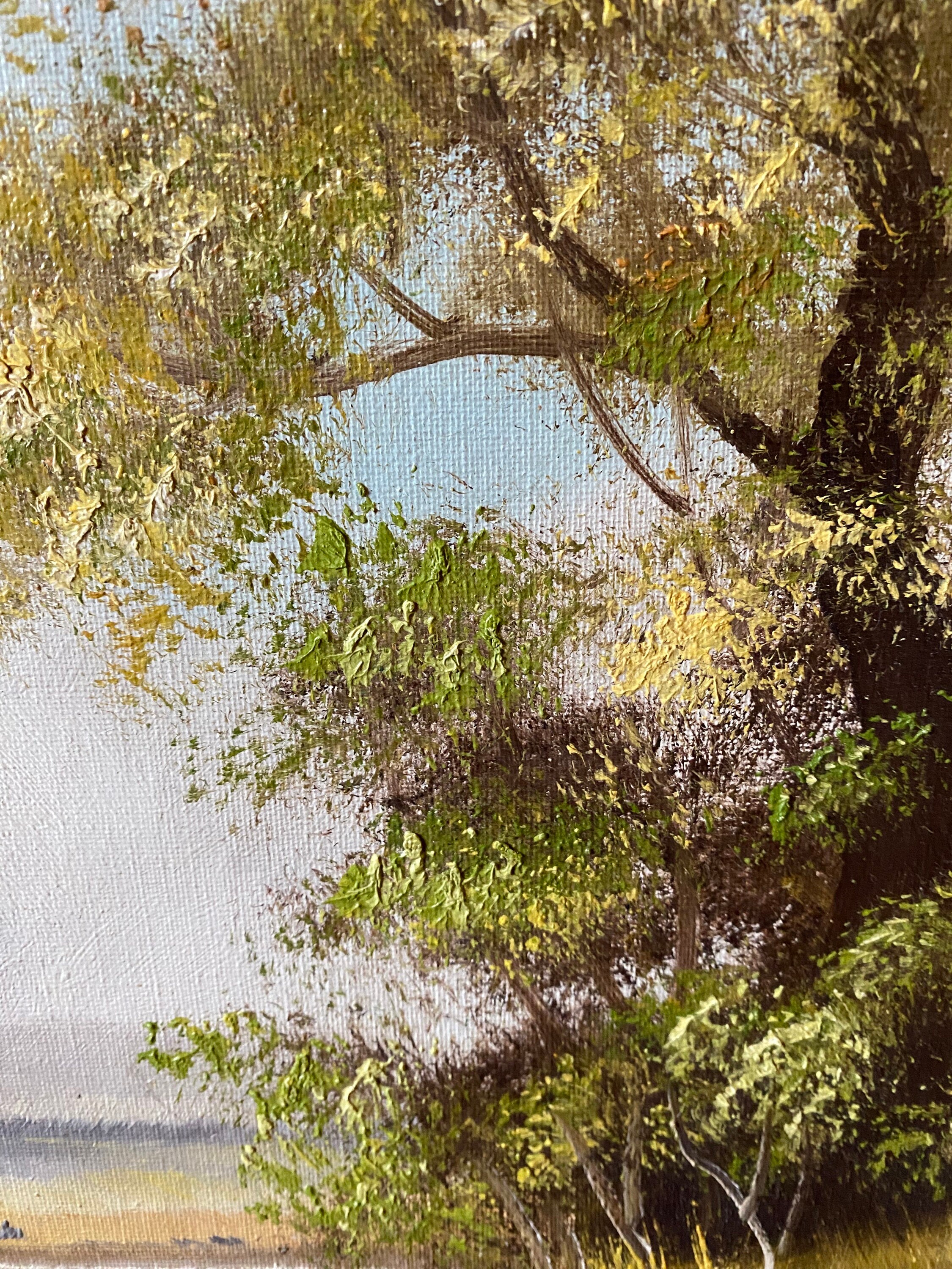 Vintage Landscape Painting by Wilhelm Eder - Etsy