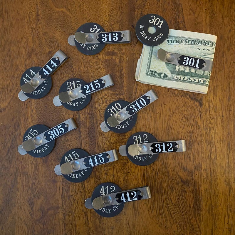 Coat Check Tags - Etsy