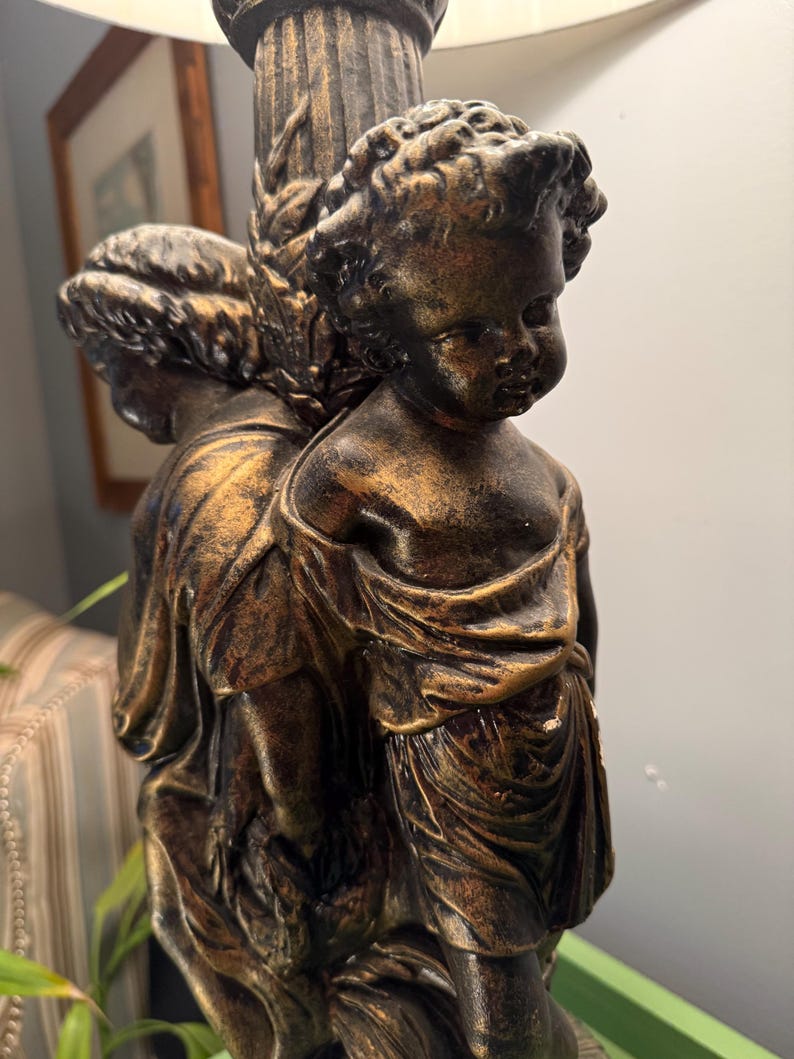 Vintage Art Nouveau Three Graces Lamp - Etsy