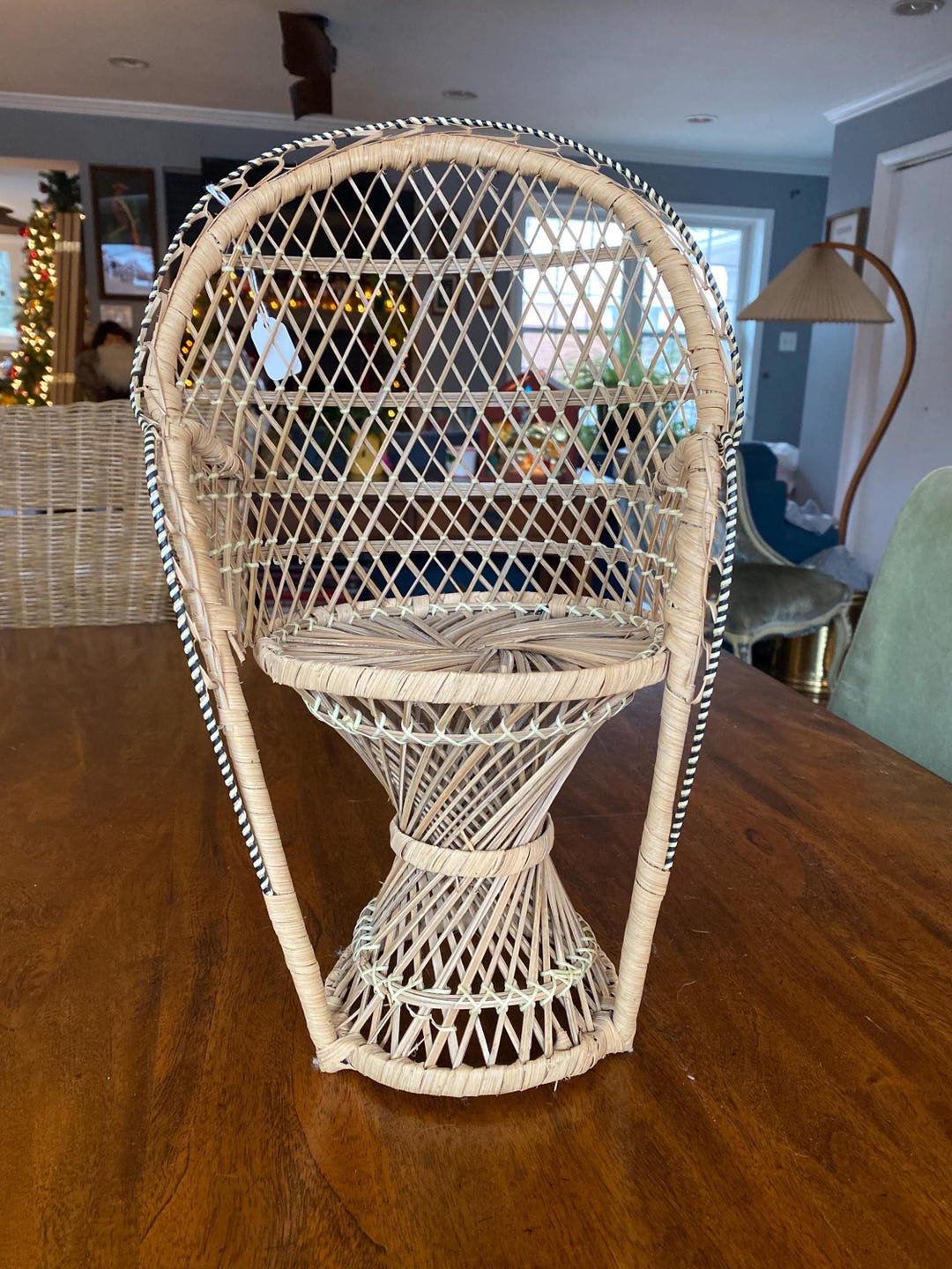 Vintage Mini Peacock Chair - Etsy