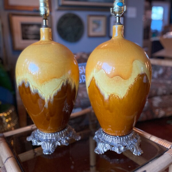 Drip Glaze Lamps - Etsy