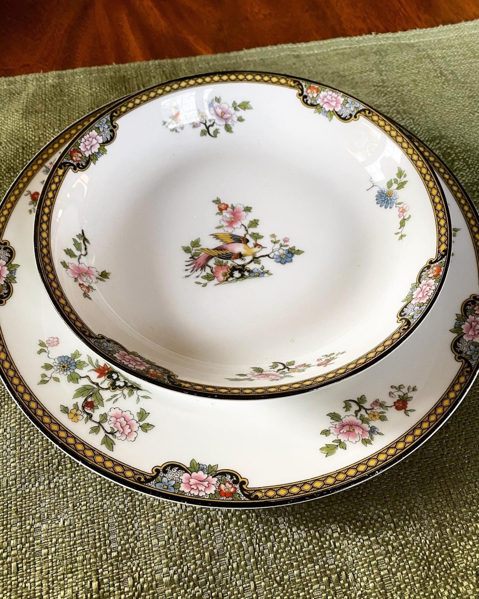 Vintage Noritake Pheasant China Set - Etsy