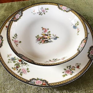Vintage Noritake Pheasant China Set - Etsy