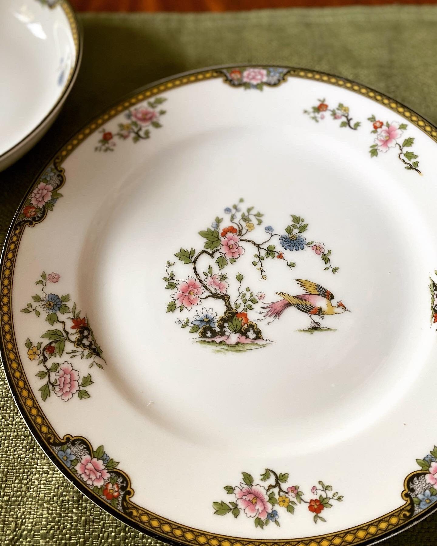 Vintage Noritake Pheasant China Set - Etsy