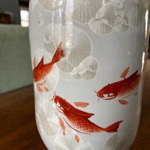 Hand-painted Porcelain Crystalline Vase - Etsy