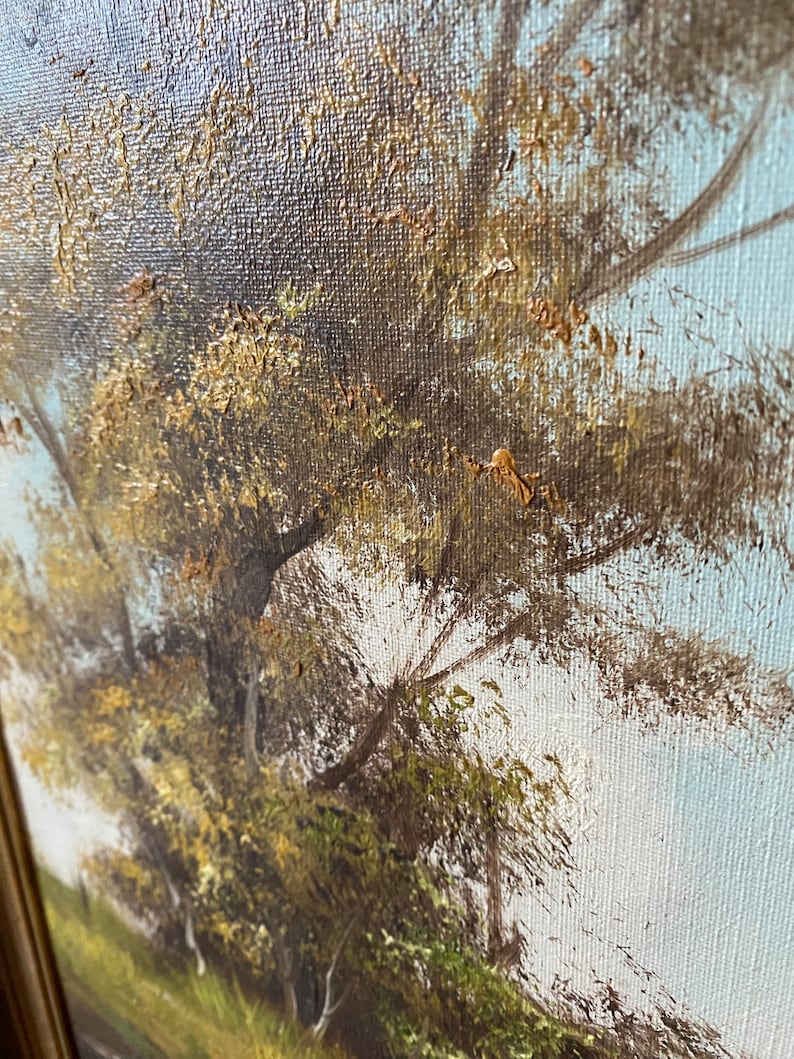 Vintage Landscape Painting by Wilhelm Eder - Etsy