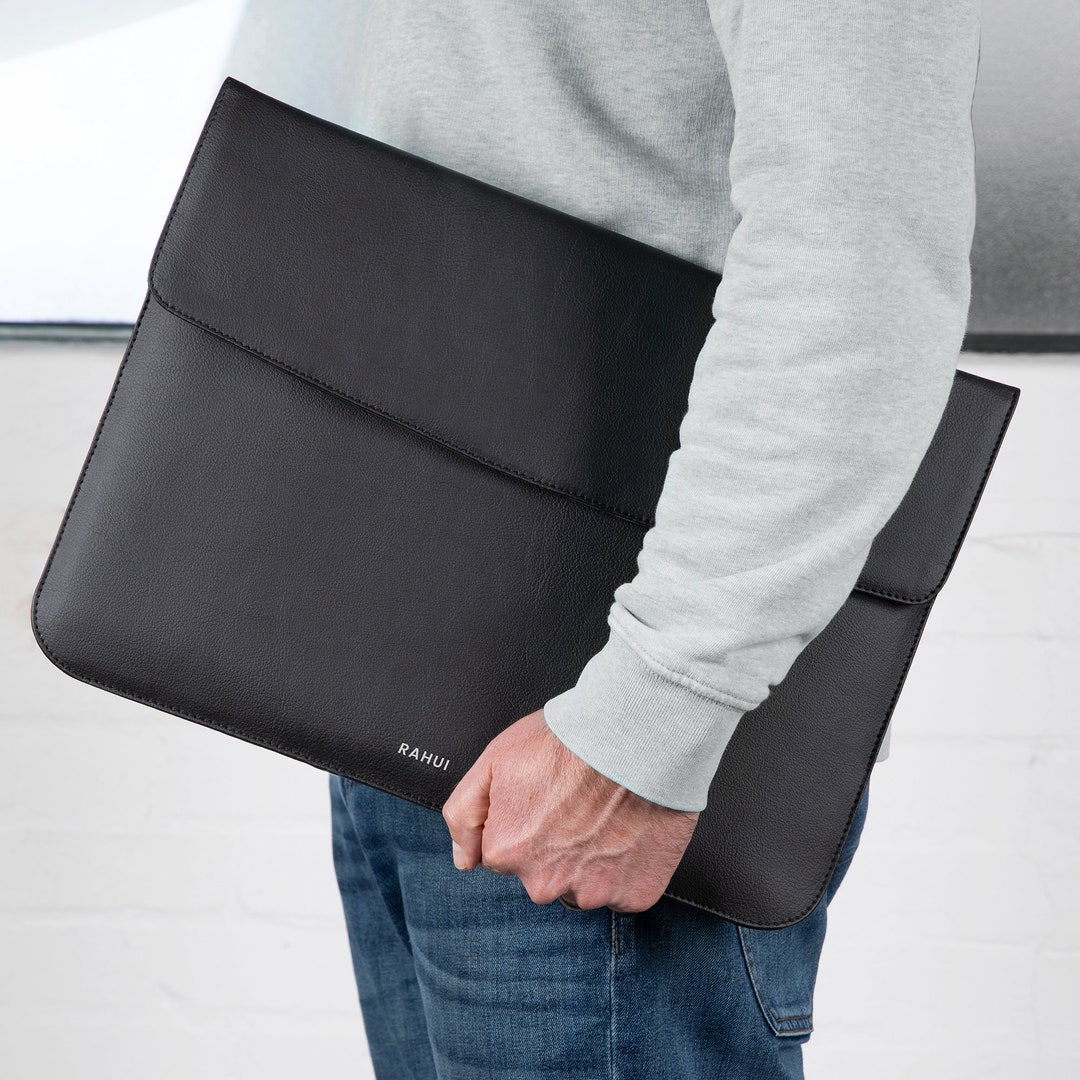 Black Desserto Cactus Vegan Leather 16 Laptop Sleeve Premium, Peta ...