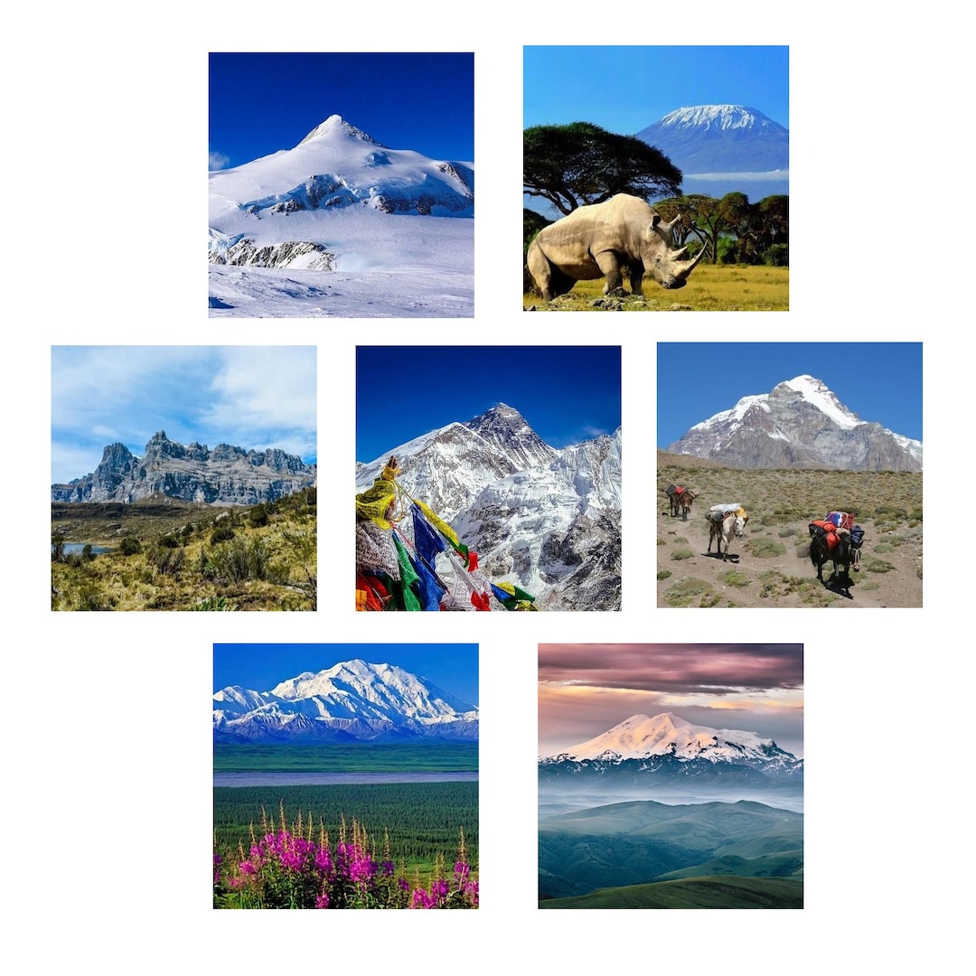 7 Summits Diamond Painting Kit – High Quality Square Diamonds, Canvas ...