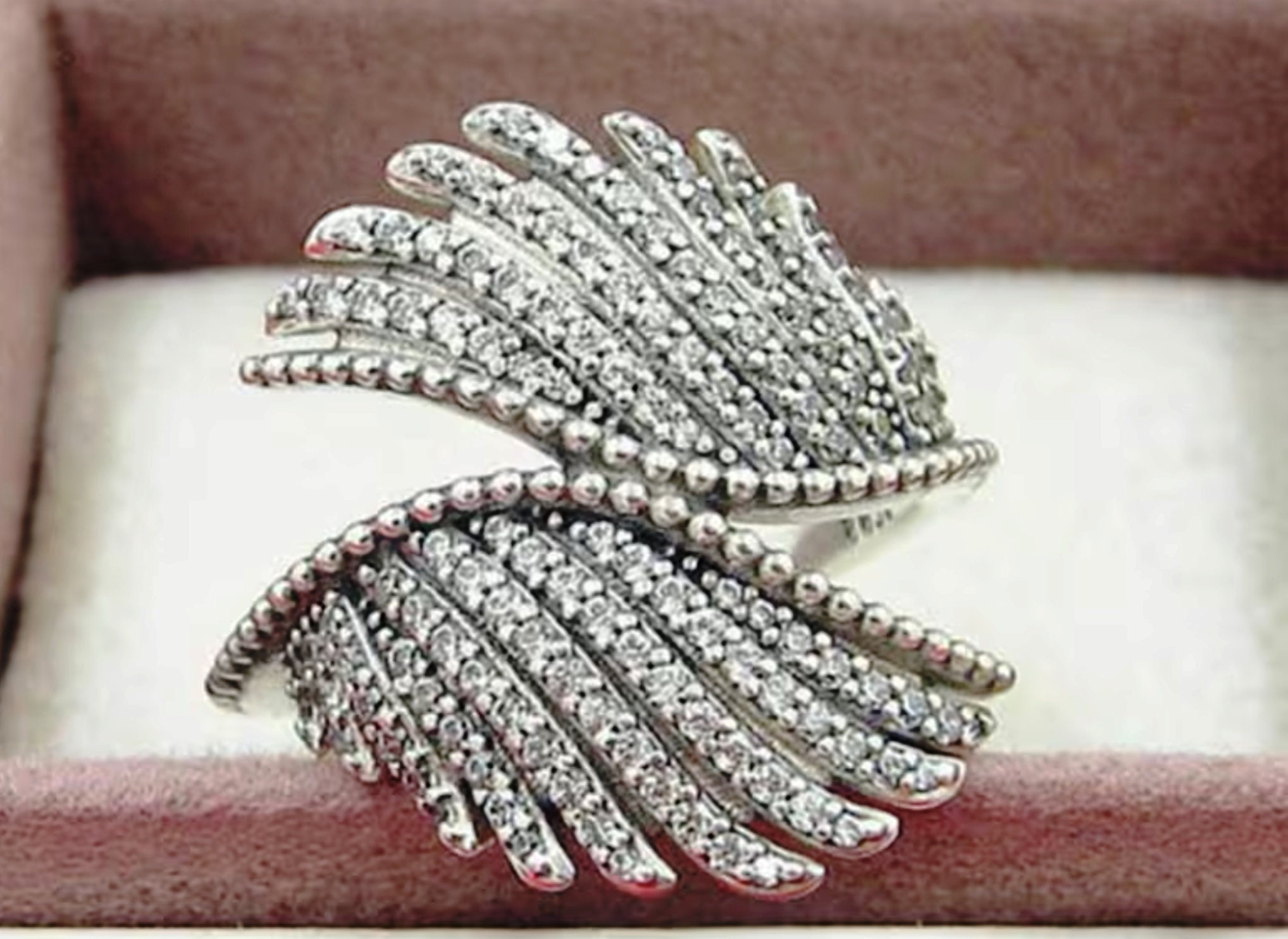 Angel Wings Ring, Antique Wing Look Finger Ring, Unique Birthday Gift ...