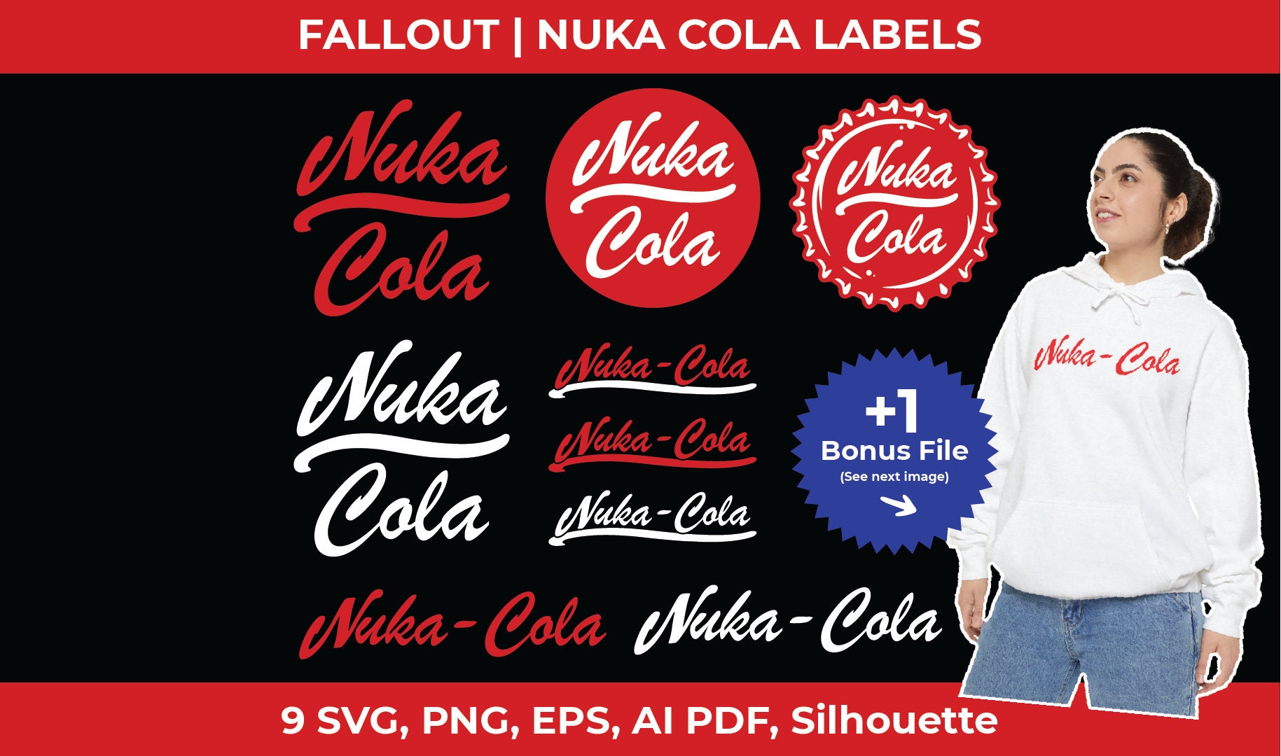 Fallout Nuka Cola Label SVG Bundle, Instant Download, Svg Png Eps Files ...