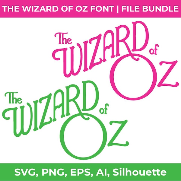 Wizard of Oz Svg - Etsy