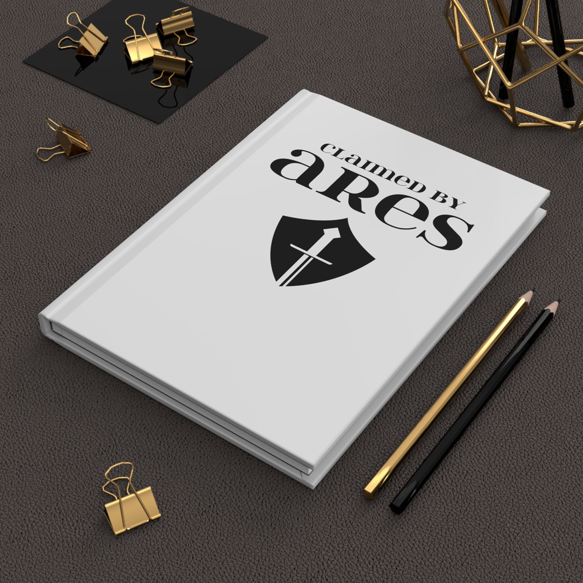 Claimed by Ares Shield and Spear Logo Percy Jackson Demigods Half Blood ...