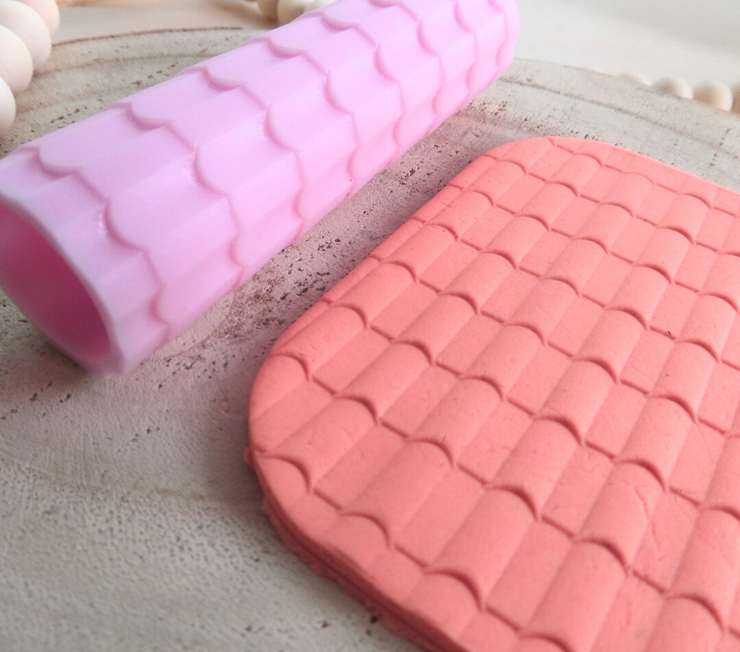 Roof Tile Texture Roller for Polymer Clay, Clay Tools, Diy Earrings - Etsy
