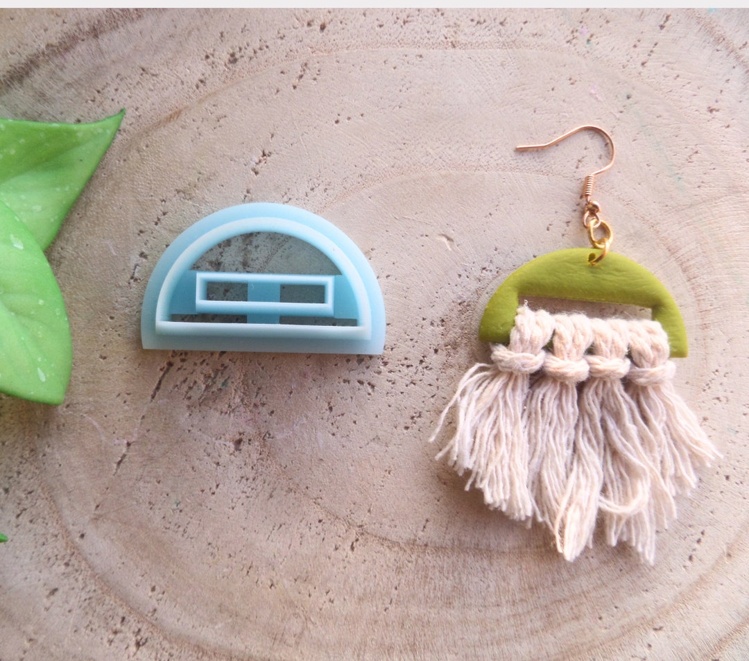 Boho Arc Fringe Cutter for Polymer Clay, Diy Earrings, Clay Tools - Etsy