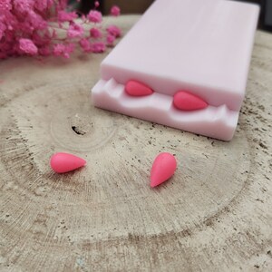 Tear Drop Bead Roller in Resin for Polymer Clay - With Measure Tool ...