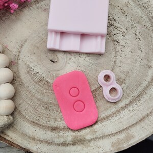 Tear Drop Bead Roller in Resin for Polymer Clay - With Measure Tool ...