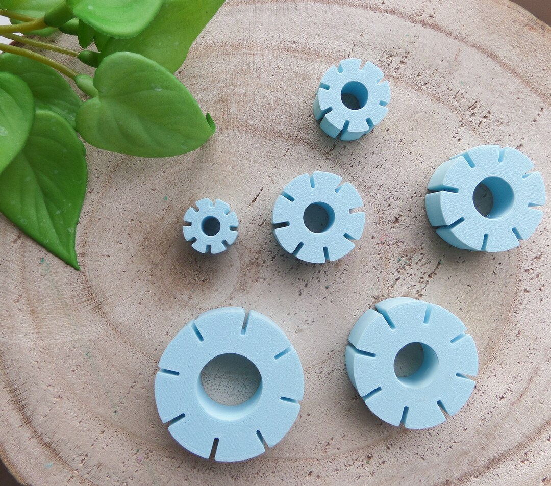 Hoop Earring Guide 8 Holes, Guide Organizer, Clay Tools , Diy Earring ...